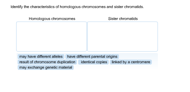 Solved Identify the characteristics of homologous | Chegg.com