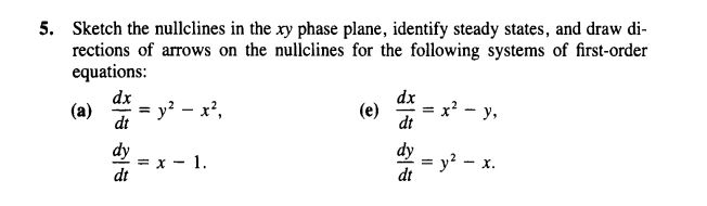 Solved Sketch the nullclines in the xy phase plane, identify | Chegg.com