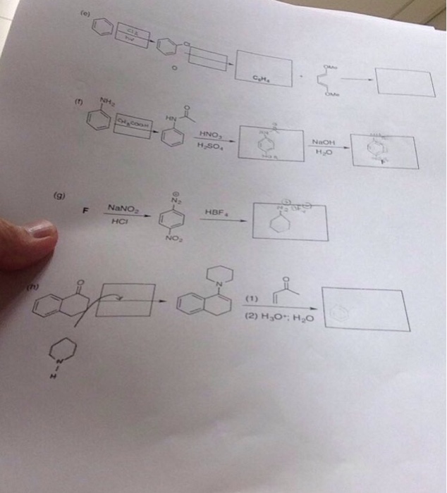Solved NaNo HCI HNO3 N2 HE3F Hao (1) (2) H3O H2O | Chegg.com