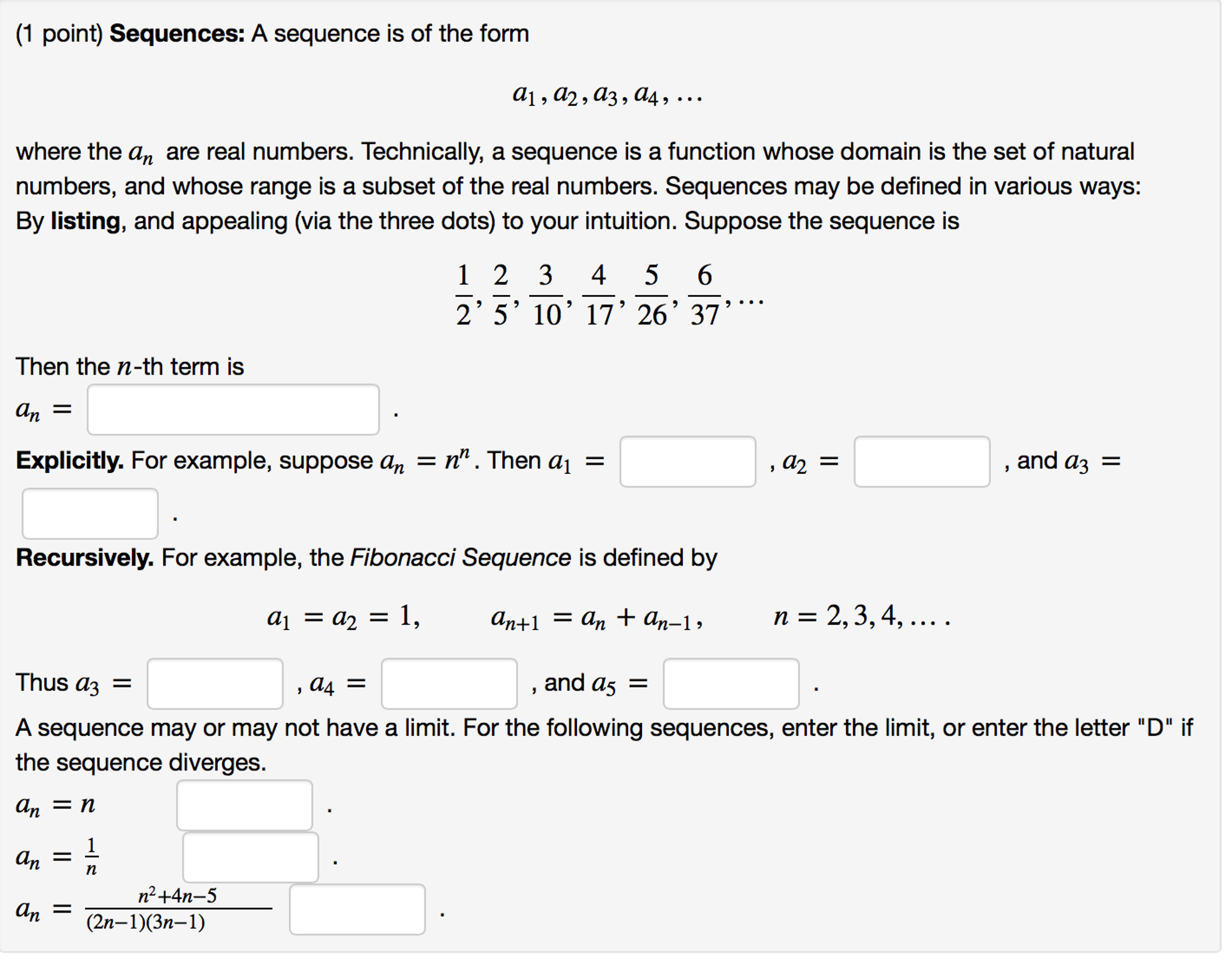 Solved A Sequence Is Of The Form A 1 A 2 A 3 A 4 Chegg Solved A Sequence Is Of The Form A 1 A 2 A 3 A 4 Chegg