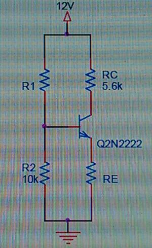 Solved Design a four resistor BJT bias circuit, similar to | Chegg.com