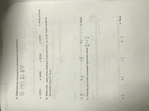 Solved Please circle the letter of the correct answer. Each | Chegg.com
