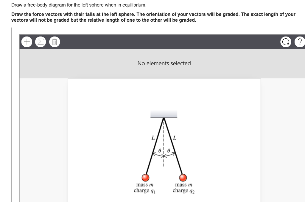 Solved Constants Two identical spheres are each attached to | Chegg.com