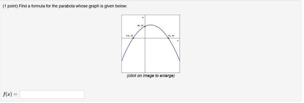 Solved (1 point) Complete the square to find the vertex of | Chegg.com