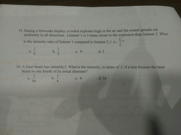 Solved 19. During a fireworks display, a rocket explodes | Chegg.com