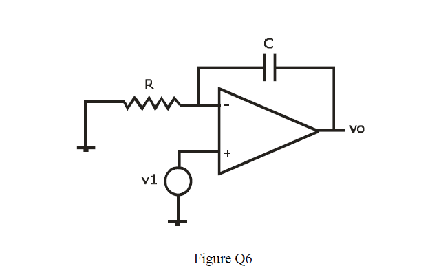 Solved: Q6(A) Figure Q6 Shows The Schematic Of A Low Pass ... | Chegg.com