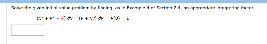Solved Solve the given initial-value problem by finding, as | Chegg.com