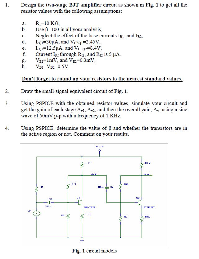Two Stage Bjt Amplifier Examples - Design Talk