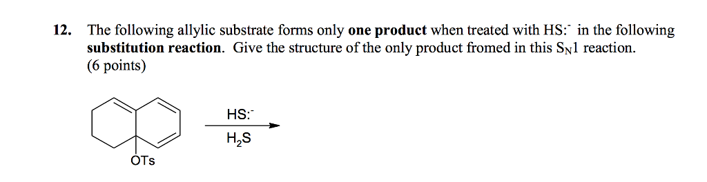 Solved The following allelic substrate forms only one | Chegg.com