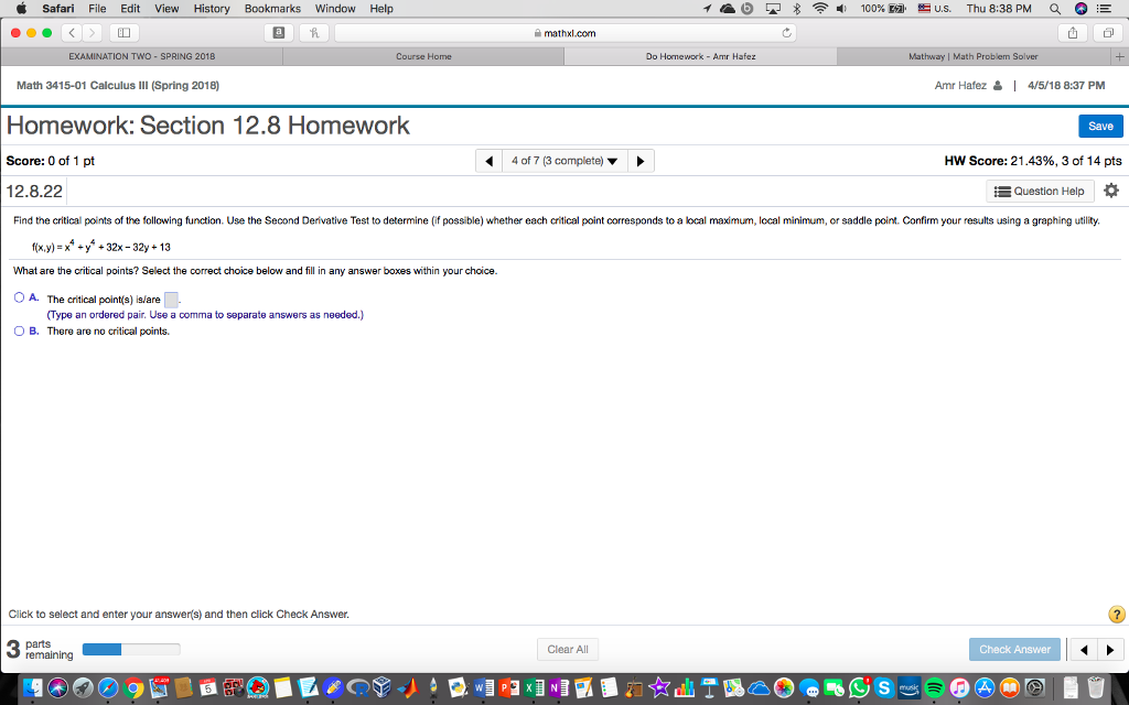 Solved i safari File Edit View History Bookmarks Window Help | Chegg.com