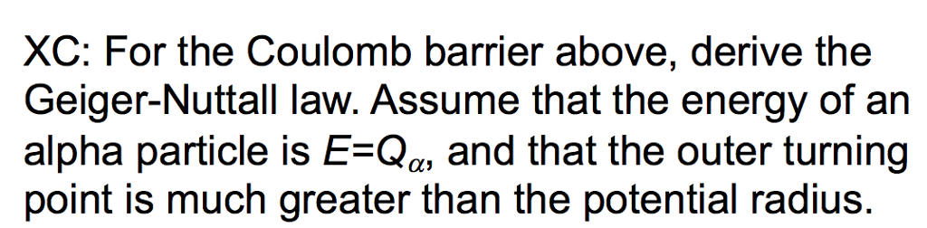 Energy Energy Potential energy of Alpha particle | Chegg.com