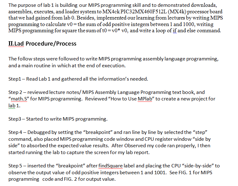 Solved The purpose of lab 1 is building our MIPS programming | Chegg.com