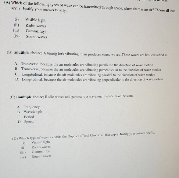 Solved Consider the following about electromagnetic and | Chegg.com