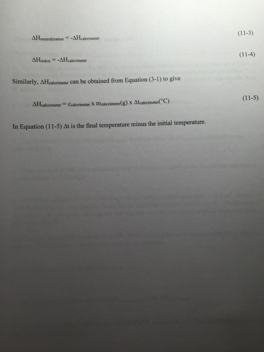 Solved Thermochemistry Prelaboratory Assignment Name and | Chegg.com