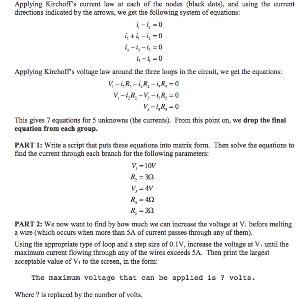 Solved Consider the following electrical circuit, where we | Chegg.com