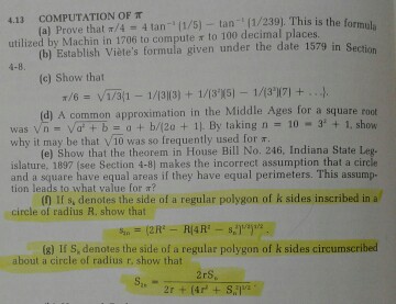 Solved 4.13 COMPUTATION OF Tr is the formula (a) Prove that | Chegg.com