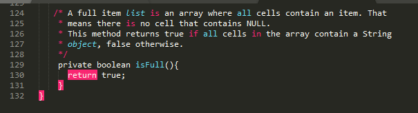 Solved 1 This class encapsulates a List of user-defined | Chegg.com