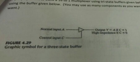 Solved I want to build 16 to 1 multiplexer using tri-state | Chegg.com