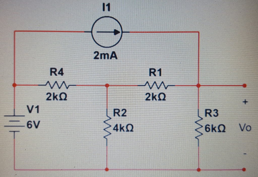 Solved To use Thevenin's theorem to find V_o in the circuit | Chegg.com