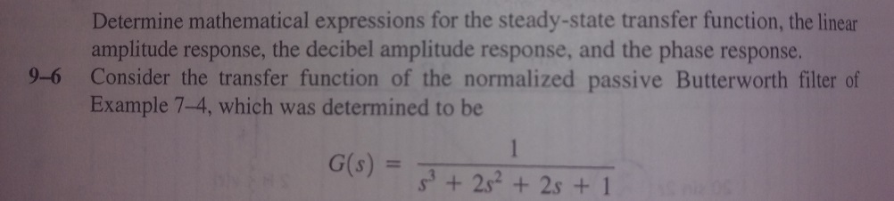 Solved Determine mathematical expressions for the | Chegg.com