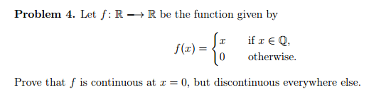 Solved Let f: R rightarrow R be the function given by f(x) | Chegg.com