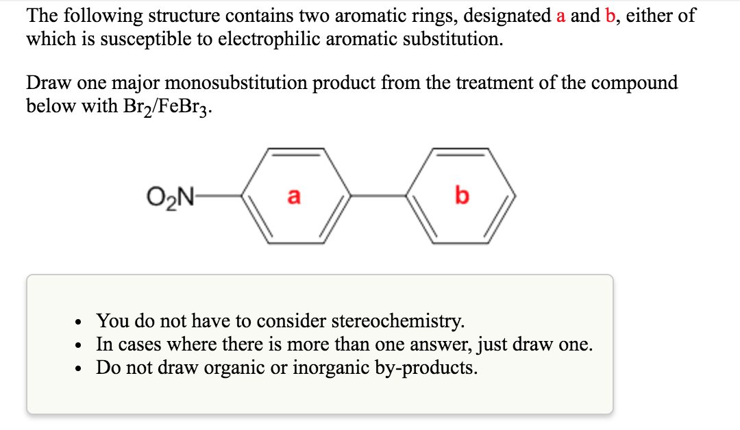 Solved The following structure contains two aromatic | Chegg.com