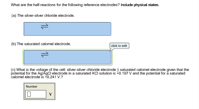 Solved What are the half-reactions for the following | Chegg.com