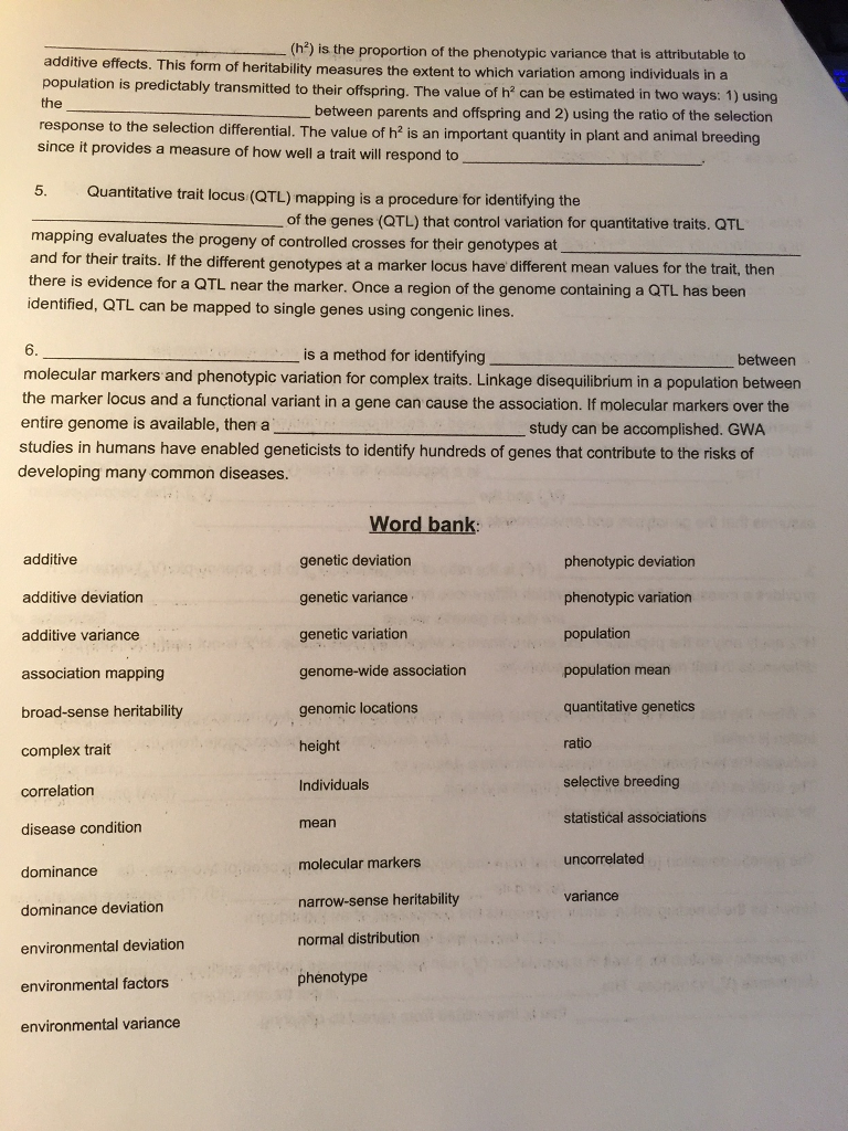 Solved is any trait that does not show Mendelian | Chegg.com