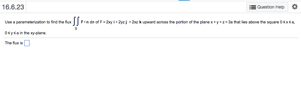 Solved 16.6.23 Question Help Use a parameterization to find | Chegg.com