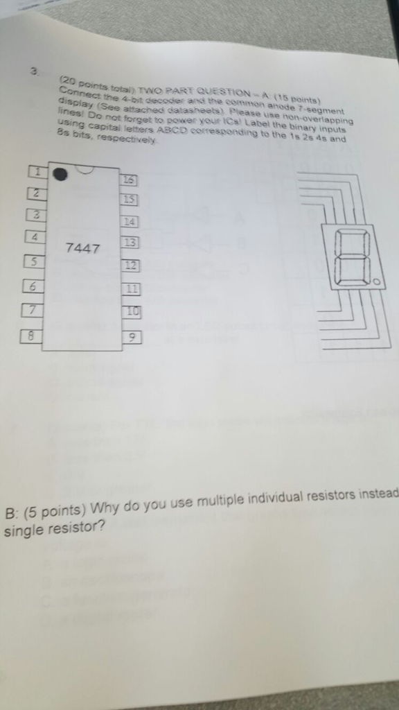 Solved Part Multiple choice (Circle one answer for each | Chegg.com
