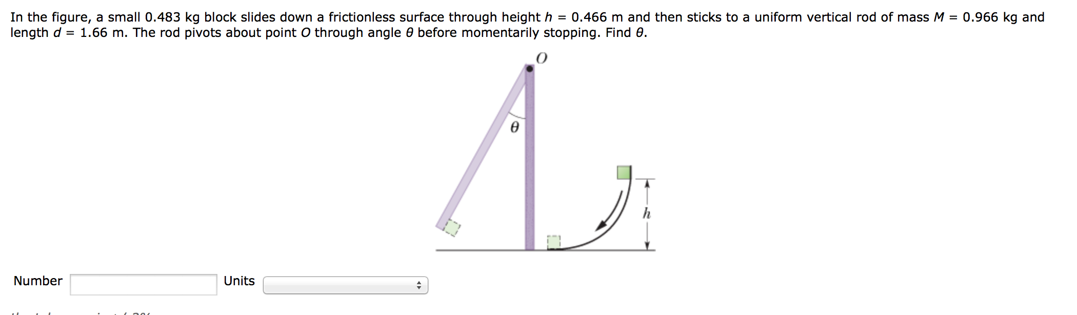 Solved In the figure, a small 0.483 kg block slides down a | Chegg.com