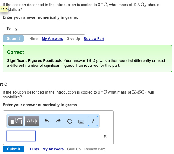 A solid mixture consists of 37.4 g of KNO_3 | Chegg.com