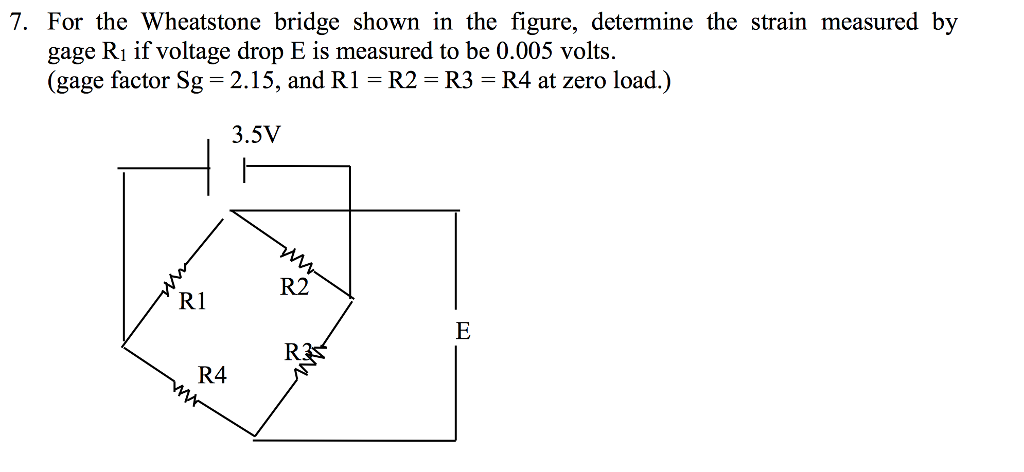 Solved For the Wheatstone bridge shown in the figure, | Chegg.com