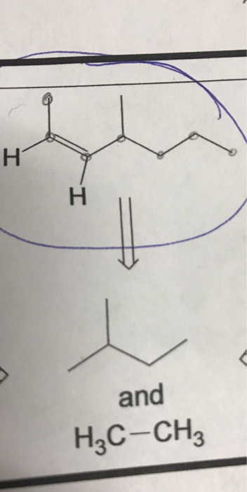 Solved and H3C-CH3 | Chegg.com