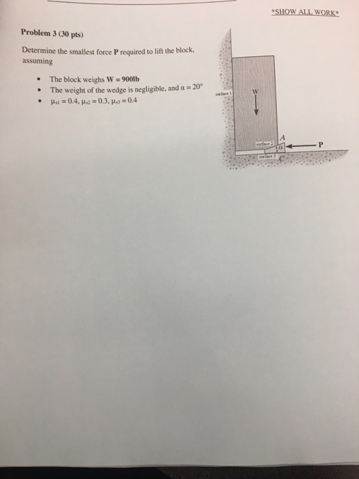 Solved Determine the smallest force P required to lift the | Chegg.com Solved Determine the smallest force P required to lift the | Chegg.com