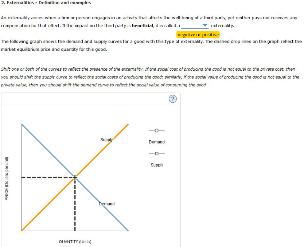 Solved 2. Externalities Definition and examples An | Chegg.com