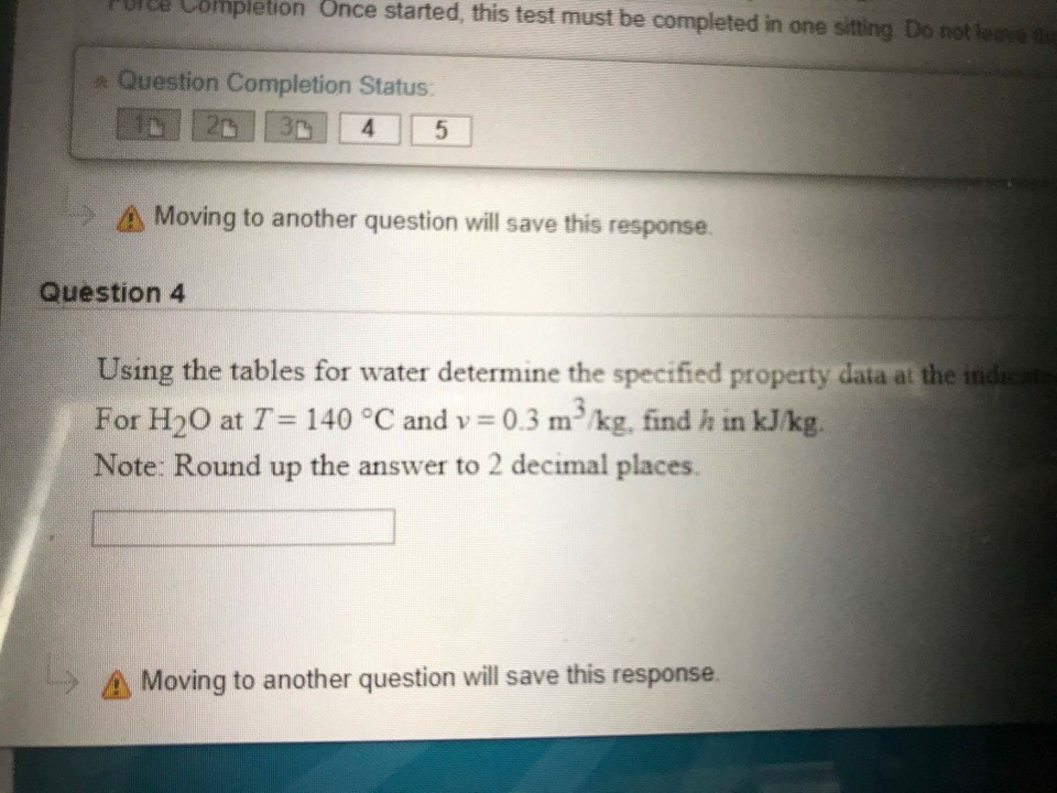 Solved Using the tables for water determine the specified | Chegg.com