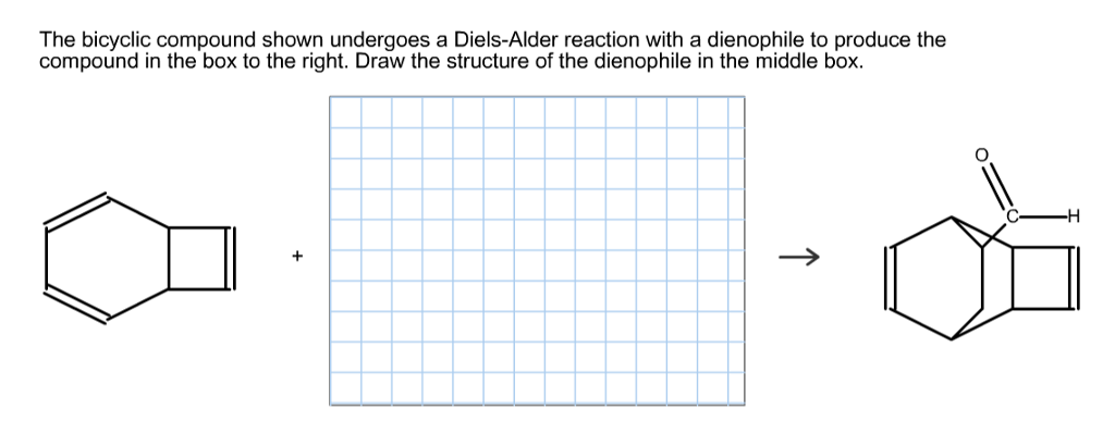 Solved The bicyclic compound shown undergoes a Diels-Alder | Chegg.com