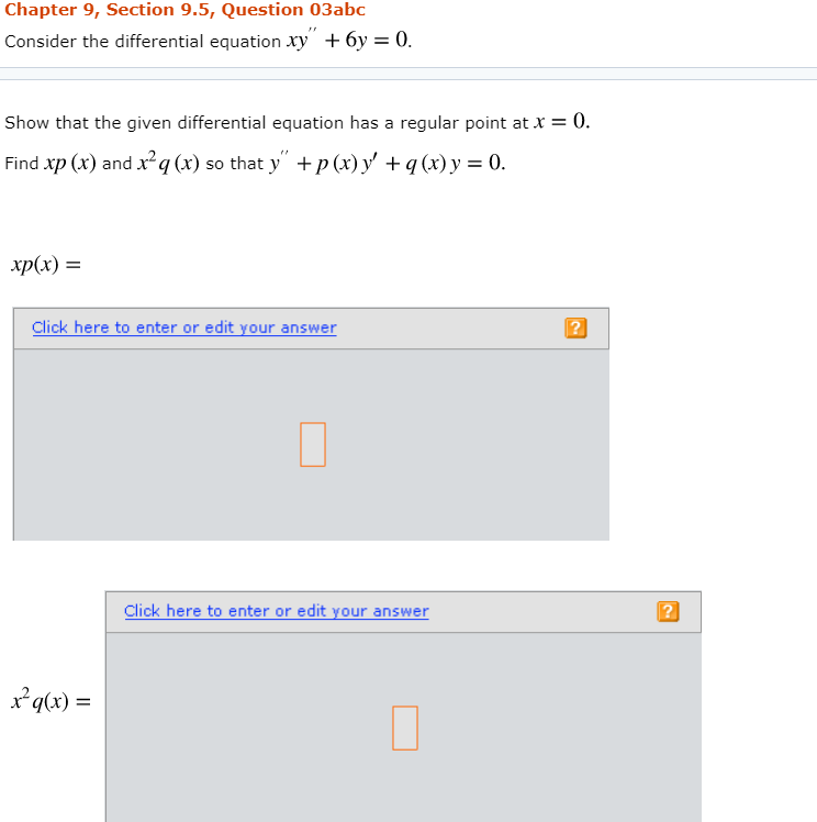 Solved Chapter 9, Section 9.5, Question 03abc Consider the | Chegg.com