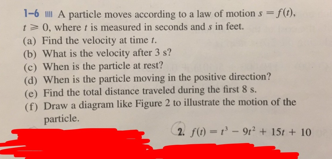 Solved A particle moves according to a law of motion s = | Chegg.com