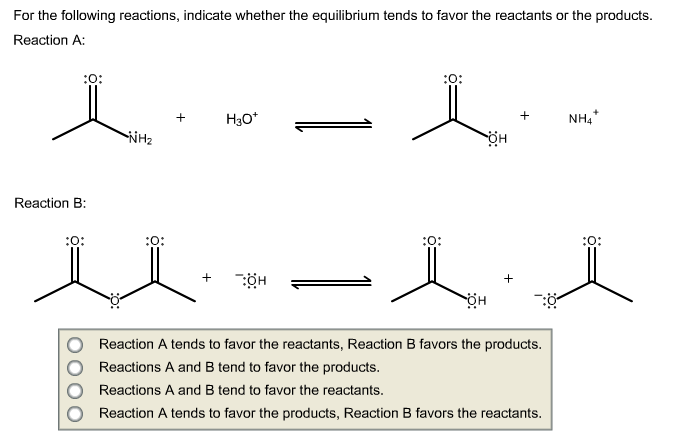 Solved For the following reactions, indicate whether the | Chegg.com