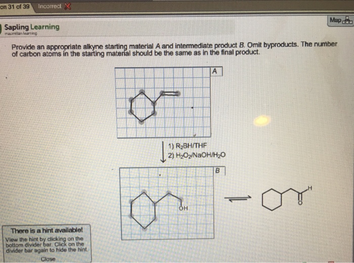 Solved Provide an appropriate alkyne starting material A and | Chegg.com