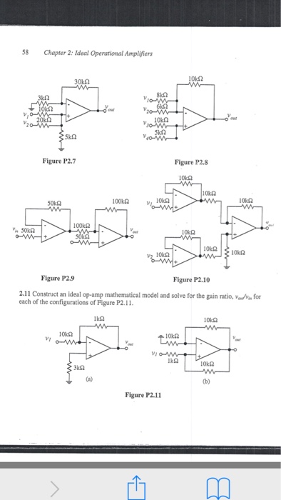 Solved Ideal Operational Amplifiers construct an ideal | Chegg.com
