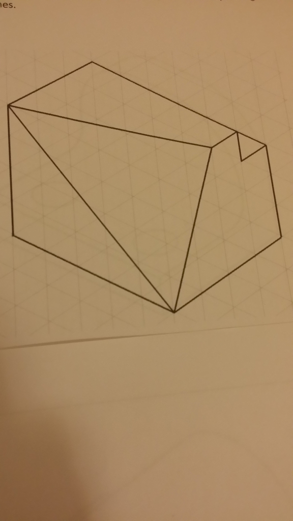Solved Multiview drawing of the three ( Front, right, and | Chegg.com