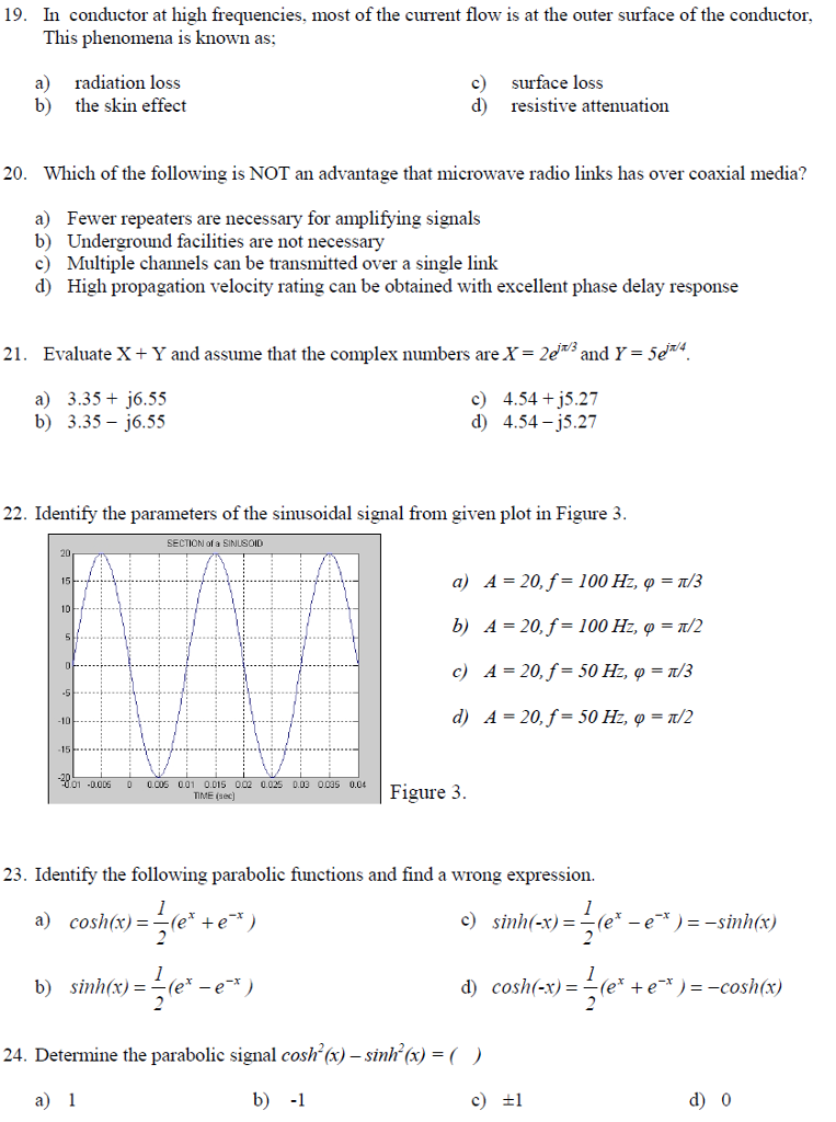Solved In conductor at high frequencies, most of the current | Chegg.com