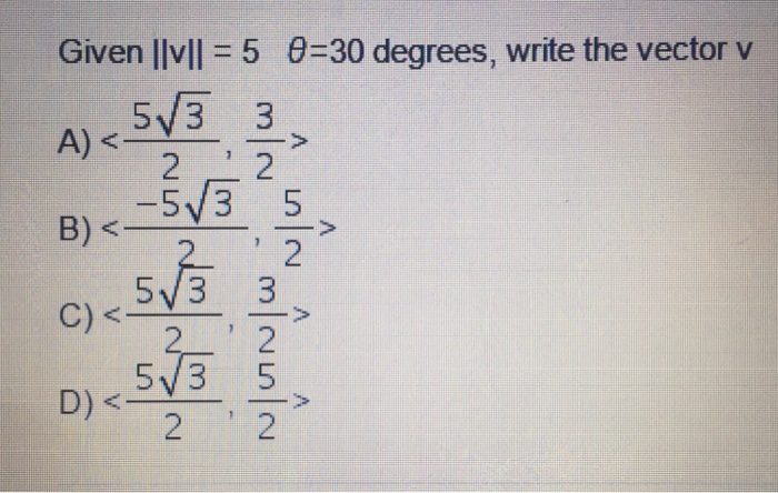 Solved Vector one is defined from (0,-1) to (4,0), Vector | Chegg.com