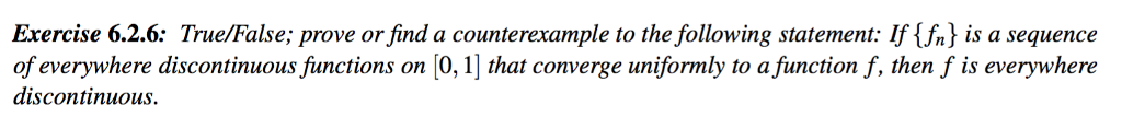 Solved True/False; prove or find a counterexample to the | Chegg.com