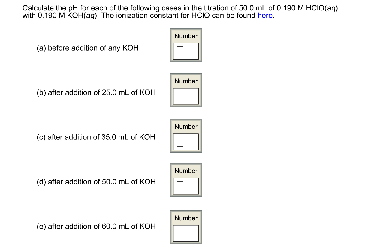 Solved Pyridine C5H5N 1.7×10–9 | Chegg.com