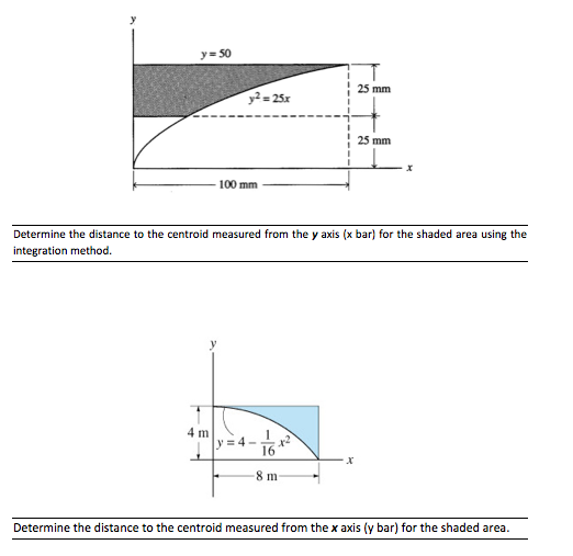 Solved Determine the distance to the centroid measured from | Chegg.com