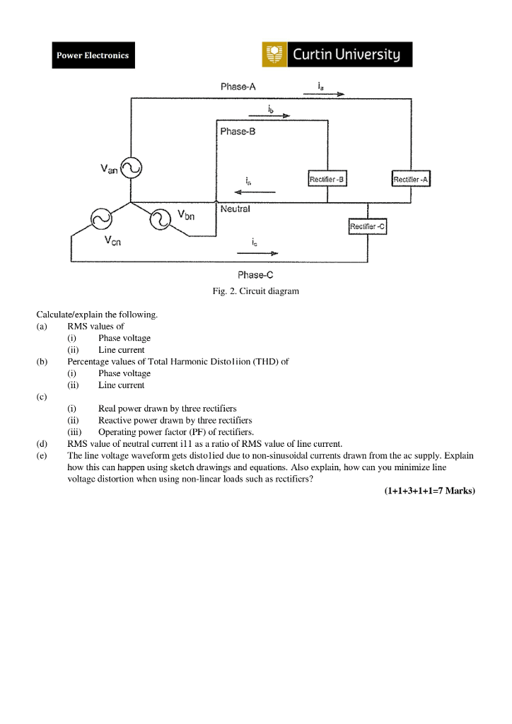 Solved Curtin University Power Electronics Q1. Figure 1 | Chegg.com